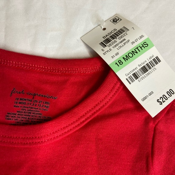 Shirts & Tops | Red Onesie With Ruffle | Poshmark